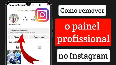 Novo Como Remover O Painel Profissional Do Instagram 2023 Excluir