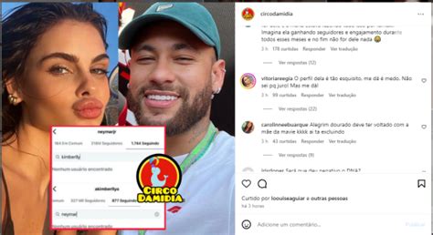 Neymar E Modelo Apontada Como M E Do Filho Deixam De Se Seguir E Web
