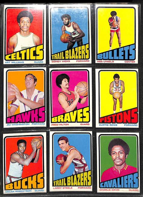 Lot Detail Topps Basketball Complete Set With Dr J S Rookie Card