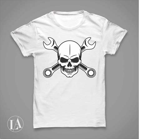 Skull Mechanic Svg Wrenches Svg Mechanic Svg Mechanic Skull Etsy
