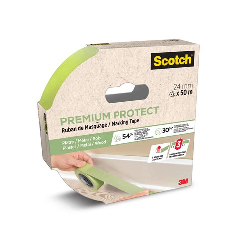 Ruban De Masquage SCOTCH L 24 Mm X L 50 M Surfaces Lisses Leroy Merlin