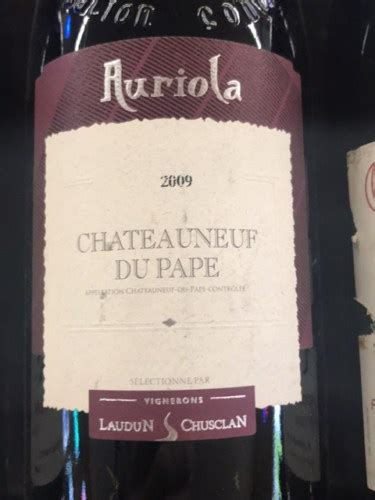 Laudun Chusclan Maison Sinnae Auriola Chateauneuf Du Pape Rouge