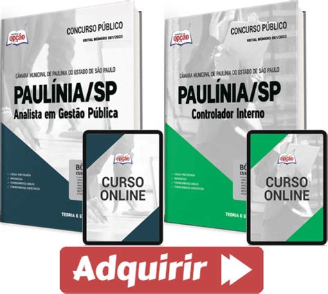 Apostilas Concurso Câmara Paulínia SP 2023 Controlador Interno e