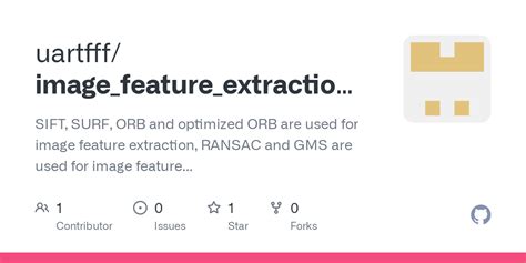 GitHub Uartfff Image Feature Extraction And Matching SIFT SURF ORB