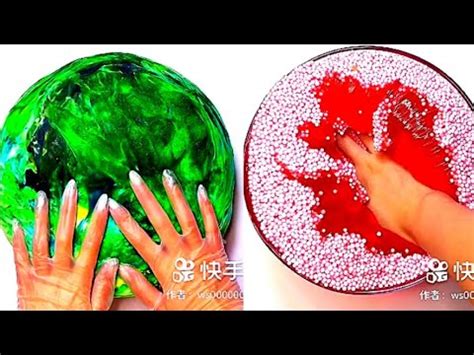 Satisfying Slime Asmr Videos Crunchy Slime Compilation Fast