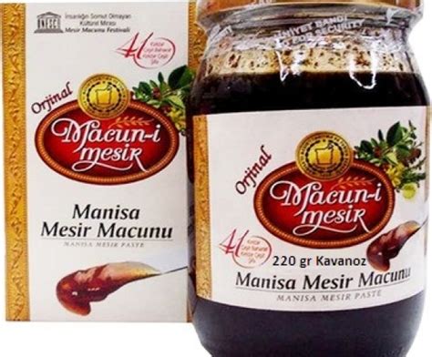 Manisa Mesir Macunu 220 Gr Kavanoz Manisa Mesiri Macunu Derneği