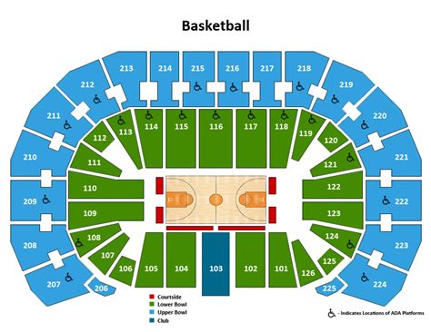 Intrust Bank Arena Interactive Seating Chart Cabinets Matttroy