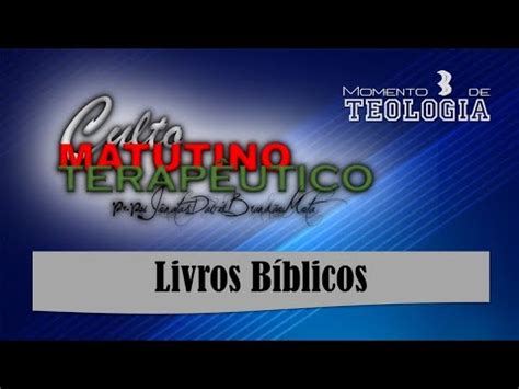 CULTO MATUTINO TERAPÊUTICO 0484 O Evangelho de Mateus YouTube