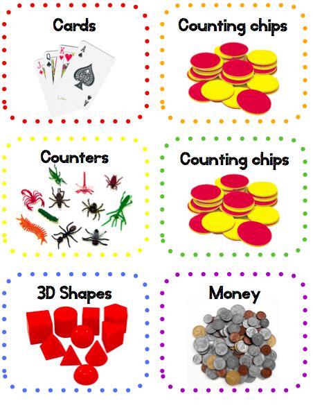 Math Counters Clip Art