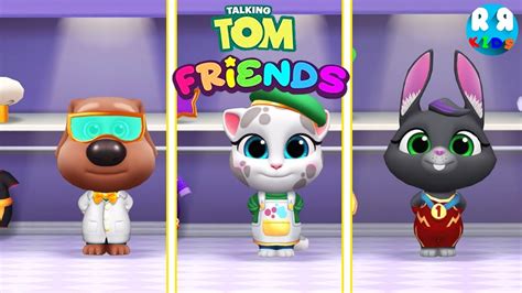 My Talking Tom Friends Unlock More Outfit Lab Coat Basketball