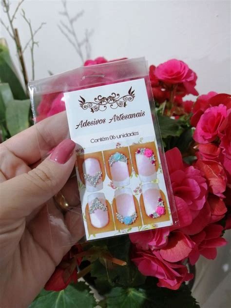 Adesivos Jóia de unha Elo7 Produtos Especiais