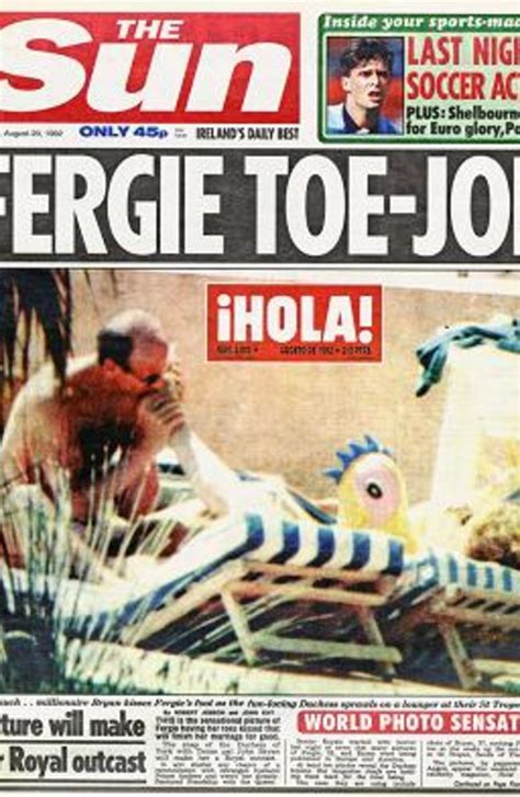 Sarah Fergie Ferguson The Toe Sucking Photo That Ruined The Duchess