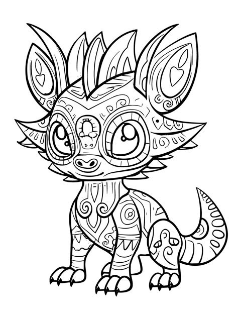 Dibujos Para Colorear De Alebrijes Imprimibles Gratis Para Ni Os Y Adultos