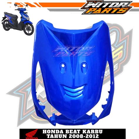 Jual Eceran Satuan Cover Body Full Halus Honda Beat Karbu Biru Tua