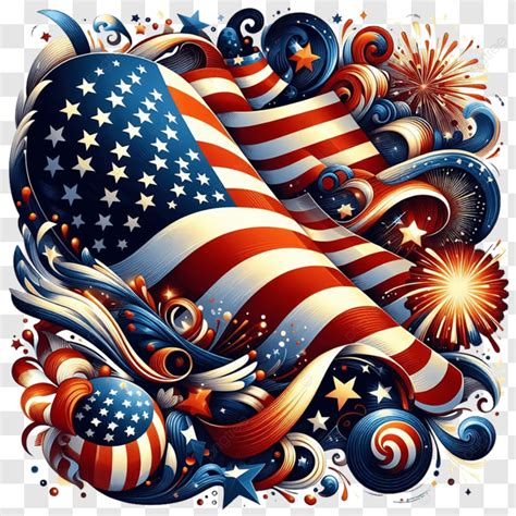 United States Independence Day Celebrating The 4th Of July 4th Of July