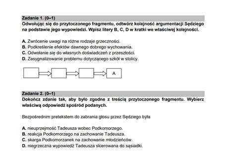 Egzamin Smoklasisty Polski Odpowiedzi I Zadania Tu Znajdziesz