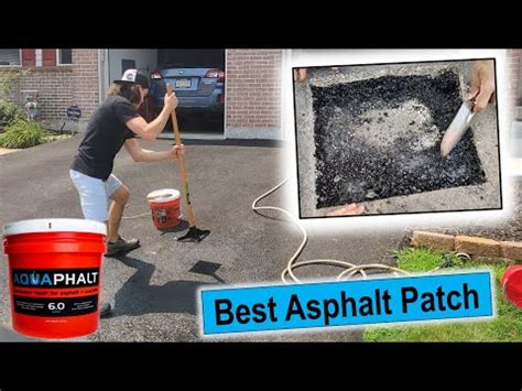 Best Way To Patch A Hole In Asphalt Driveway Aquaphalt YouTube
