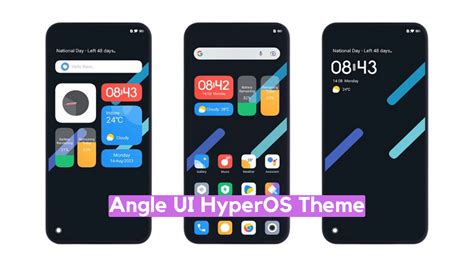 angle ui hyperos theme for xiaomi with dynamic widgets hyperos themes