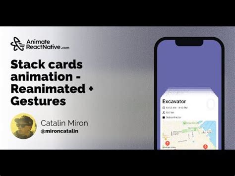 React Native Stack Cards Animation Youtube