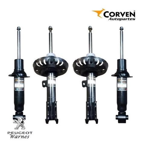 Jgo De Amortiguadores Corven Para Peugeot