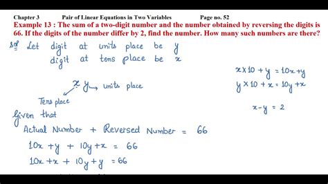 the sum of a two digit number and the number obtained by reversing the digits is 66 if the