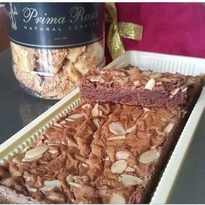 Jual Brownies Brownis Almond Kacang Mede PRIMA RASA Khas Bandung Di