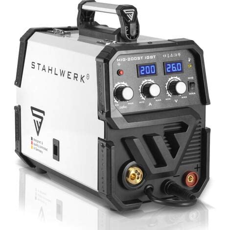 STAHLWERK Poste de soudage MIG MAG 200 ST IGBT équipement complet avec