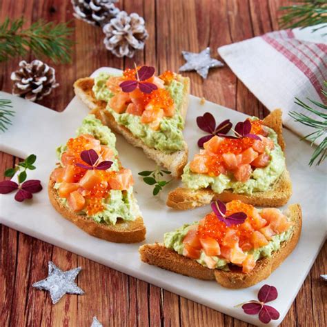 Salm N En Tostas Con Aguacate