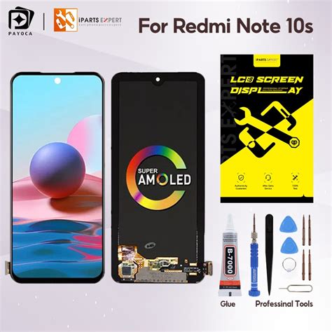 IPARTSEXPERT 6 43 Original LCD AMOLED For Xiaomi Redmi Note 10 4G