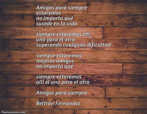 Cinco Mejores Poemas Amigos Para Siempre Poemas Online