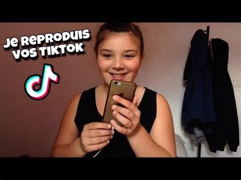 JE REPRODUIS VOS TIKTOK YouTube