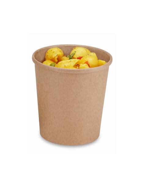 Pot à soupe carton kraft brun de 25 à 96cl