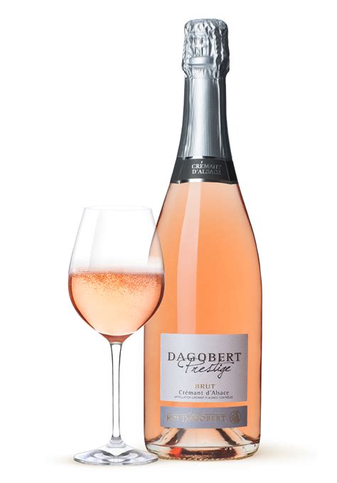 Crémant Dagobert Prestige Rosé brut Cave du Roi Dagobert Vins d Alsace
