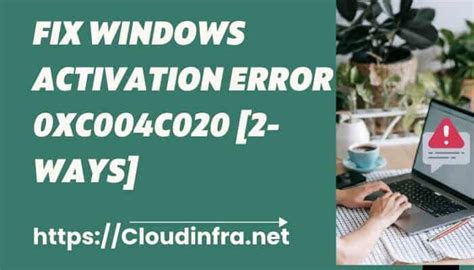 Fix Windows Activation Error Xc C Ways