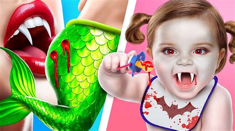 Zostałam Adoptowana przez Syrenkę i Wampira Syrenka kontra Wampir