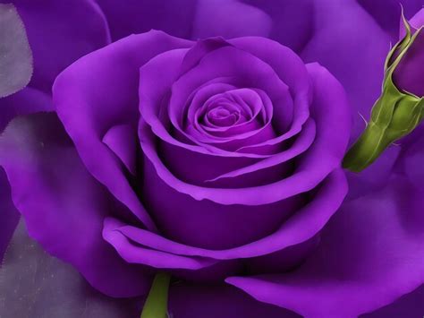 Fondo Morado Con Flor Fondo De Flor Morada Wallpapergenerative Ai