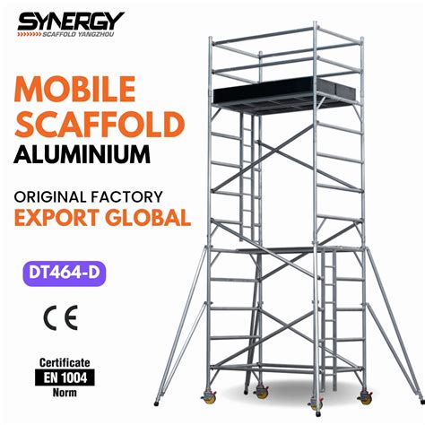 Synergy 1350mm Double Width Aluminium Mobile Scaffold Tower For