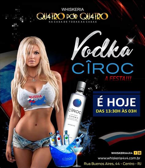 É HOJE das 13 30h às 03 00h Vodka Cîroc a festa Venha para a casa