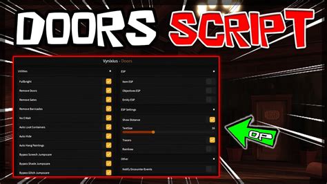 UPDATED Doors Script LATEST Very OP Scripts YouTube