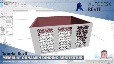 Tutorial 14 Autodesk Revit Arsitektur Membuat Ornamen Dinding
