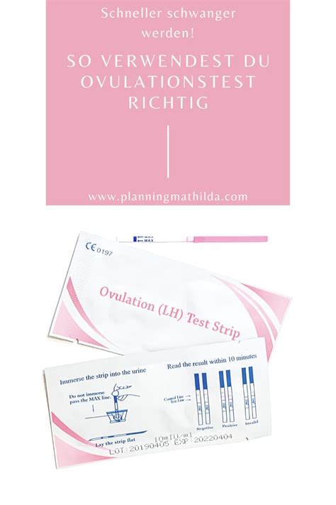 Den Ovulationstest Richtig Verwenden Planningmathilda
