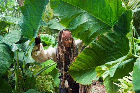 Photo de Johnny Depp Pirates des Caraïbes la Fontaine de Jouvence