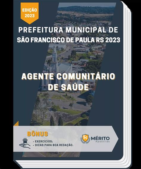 Apostila Agente Comunitário de Saúde Prefeitura de São Francisco de