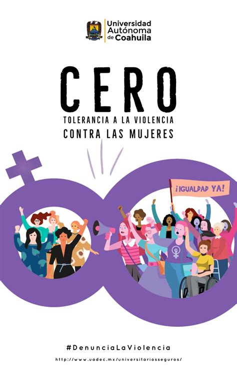 CERO TOLERANCIA A LA VIOLENCIA CONTRA LAS MUJERES UA De C