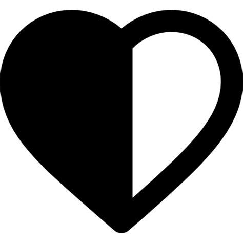 Heart Icon Basic Rounded Filled