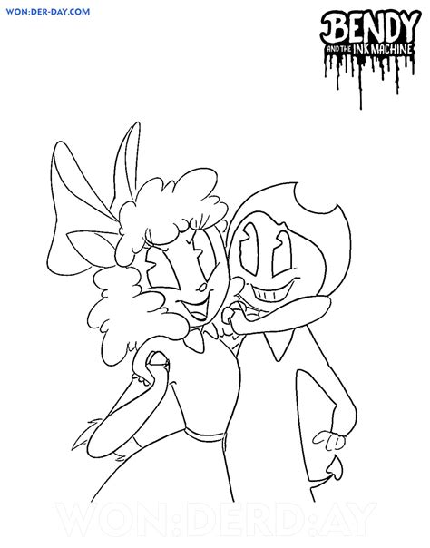 Dibujos De Bendy Para Colorear Y Imprimir WONDER DAY Dibujos Para