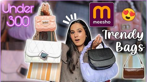 Trendy Meesho Bags Haul Under Affordable Bags Haul Youtube