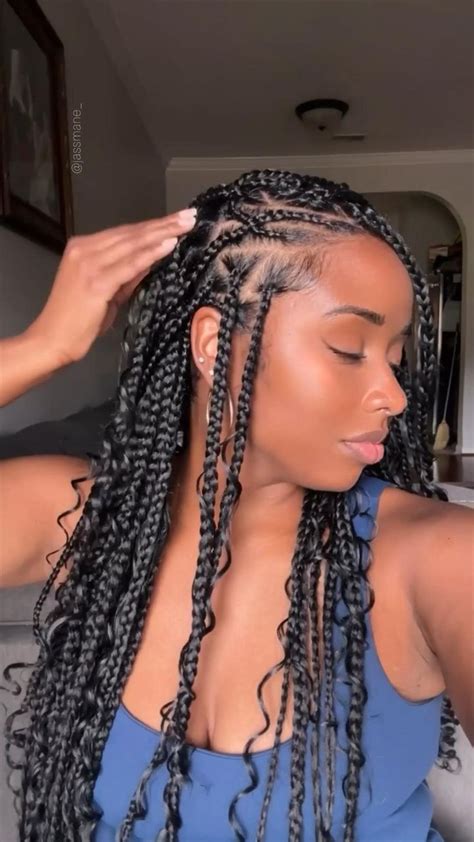 DIY Flip Over Fulani Braids Video Hair Tutorial Natural Hair
