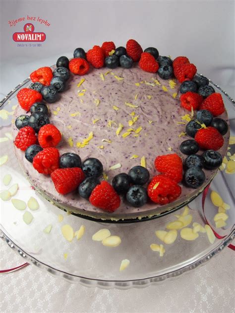 Nepečená torta bez lepku s čučoriedkami Celiakia sk Všetko o