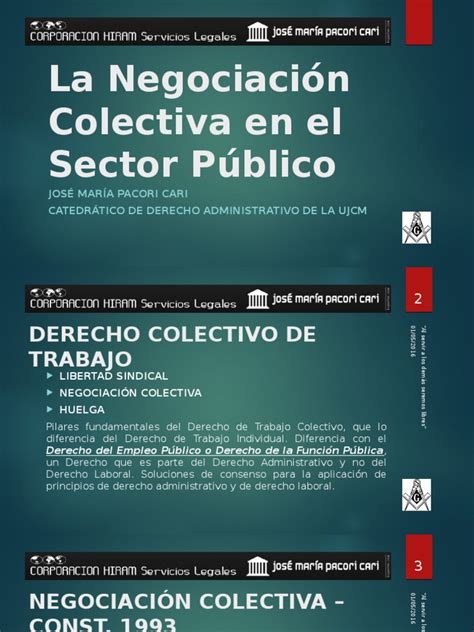 PDF DESCRIPCIÓN DE LA NEGOCIACIÓN COLECTIVA EN EL SECTOR PÚBLICO